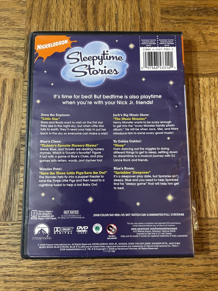 Sleepytime Stories DVD 97368533141| eBay