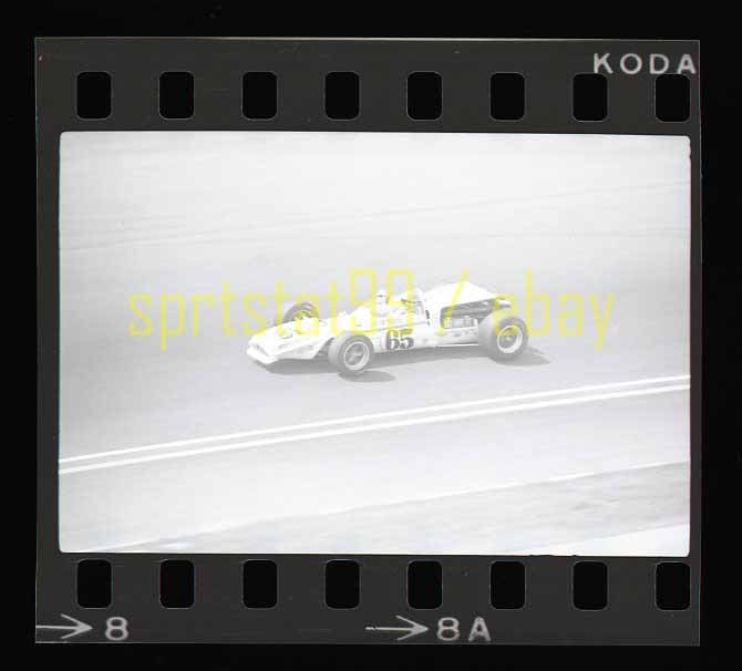 Bruce Jacobi #65 @ 1970 USAC Bobby Ball 150 PIR - Vintage Race Negative ...