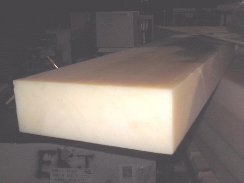 Nylon 101 6/6 Sheet Plate 4" x 12" x 48" Extruded Block Natural PA66 ...