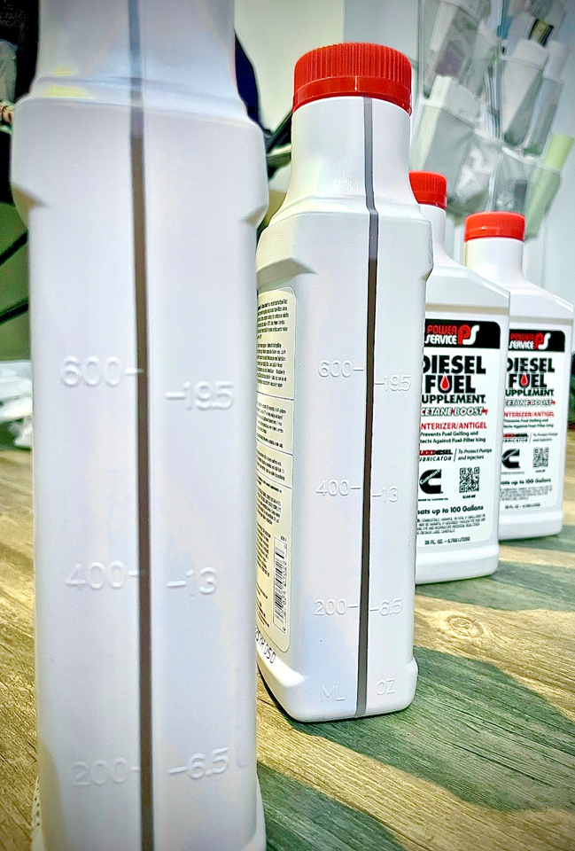 POWER SERVICE Diesel Fuel Supplement + Cetane Boost Winterizer AntiGel ...