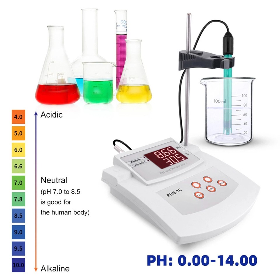 Benchtop Lab PH Meter Automatic Calibration Laboratory PH Meter For ...