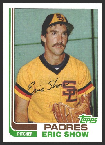 Eric Show #106T 1982 Topps Traded San Diego Padres | eBay