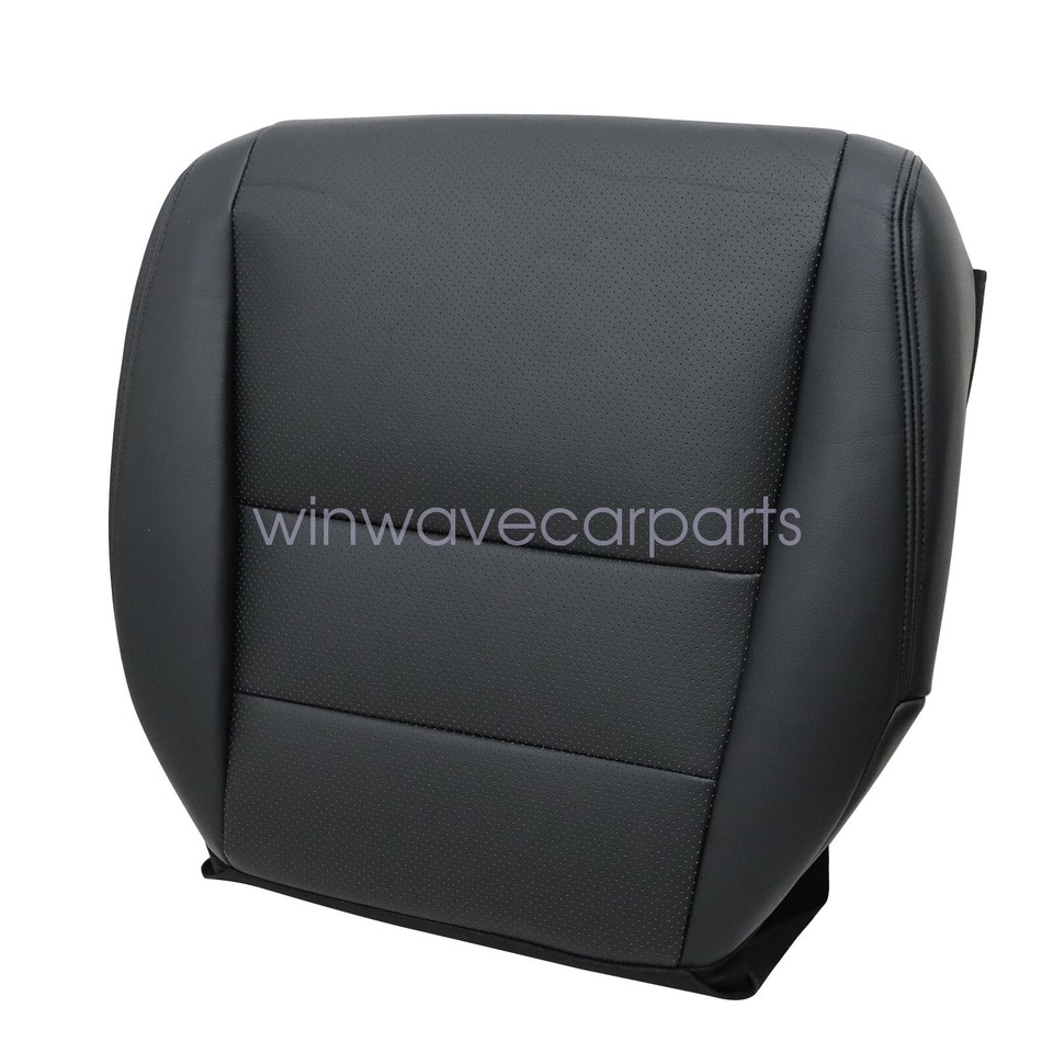 Driver Bottom Replacement Perforated Leather Seat Cover Black For 05-08 ...