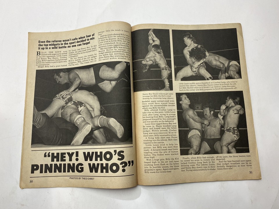 Vintage Sports Review Wrestling May 1977 Ivan Putski Vs Tor Kamata COMB ...