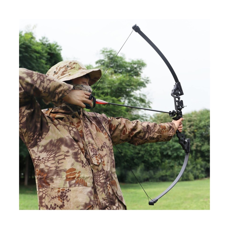 Tongtu Archery Takedown Recurve Bow and Arrows Set for Adults 30 40 lbs ...