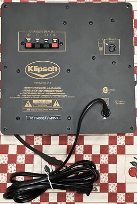 AMPLIFIER & PreAmp Volume control POD Klipsch 2.1 ProMedia 220 240 V ...