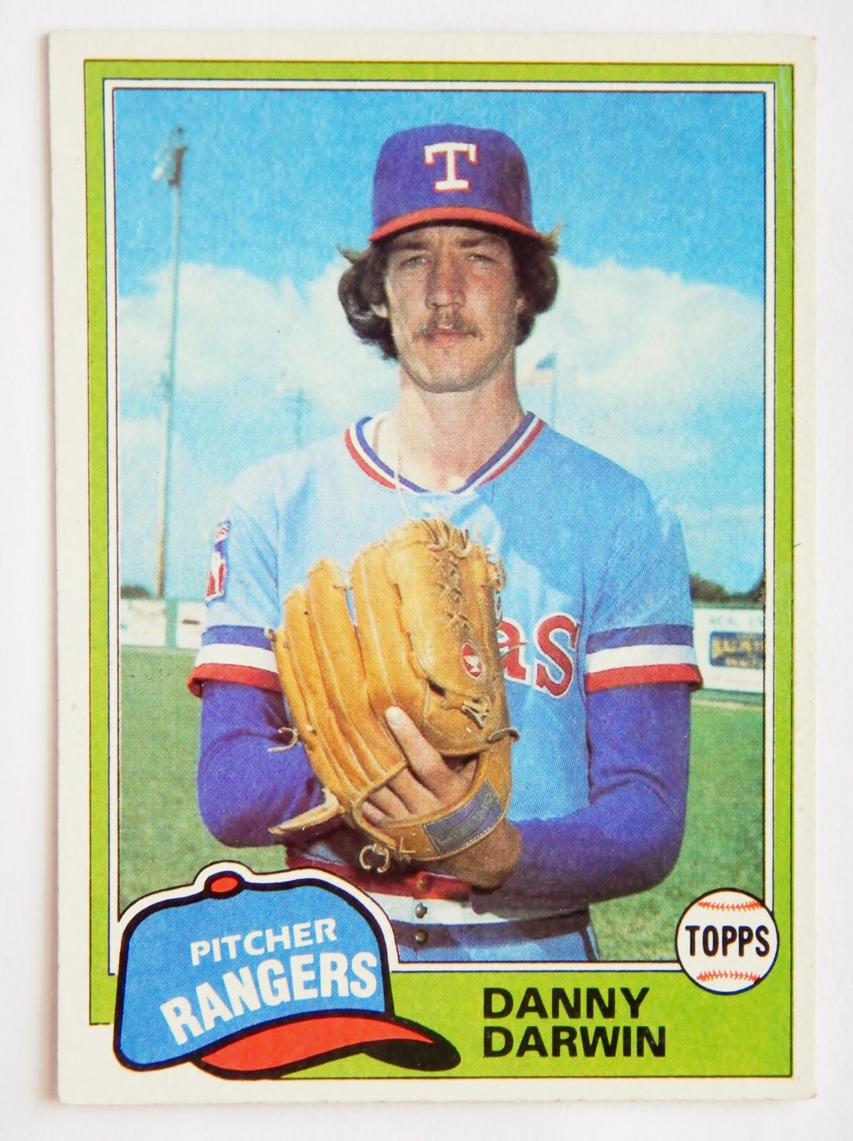Danny Darwin #22 Topps 1981 Baseball Card (Texas Rangers) | eBay