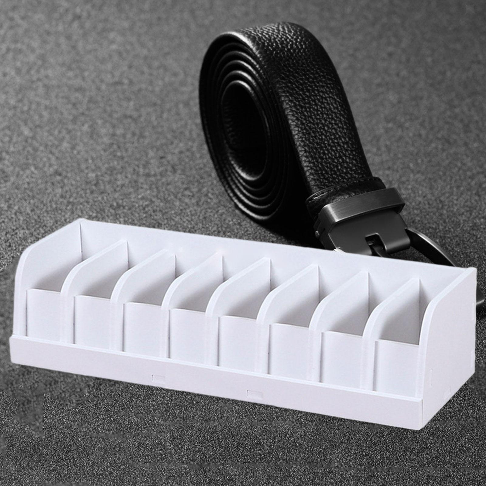 Belt Organizer Box Sleek Men Women Belt Display Box for Home Drawer ...