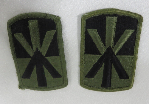 USA 11th ADA Air Defense Artillery Class “A” Military patch set of 2 | eBay