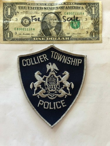Collier Pennsylvania Police Patch (TWP) un-sewn in great shape | eBay