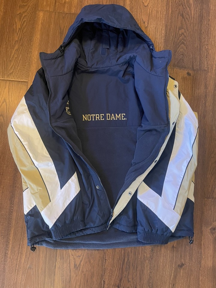 Columbia Notre Dame Reversible Puffer Jacket Men’s XL | eBay UK