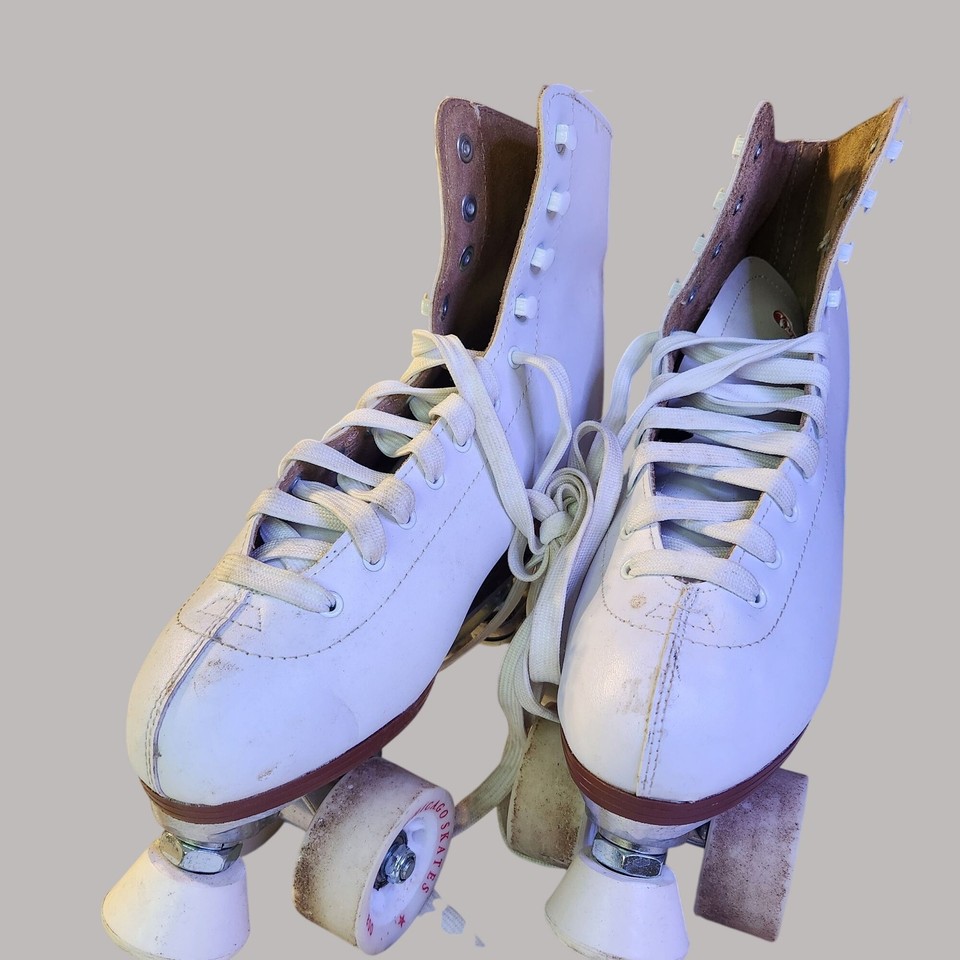 Chicago Ladies Roller Skates Quad Laces 800 Wheels Size 10 US hip hop ...