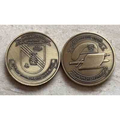 5TH GROUP Challenge Coin ARMY AIRBORNE SPECIAL FORCES "THE ...