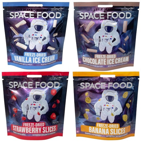 SPACE FOOD - Freeze Dried Ice Cream and Fruit for Astronauts - Novelty ...