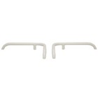 Mako Boat Grab Rails 312232 | 90 Degree Curved Aluminum White (Set of 2 ...