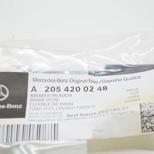 NEW MERCEDES-BENZ C-CLASS W205 FRONT LEFT BRAKE HOSE A2054200248 ...