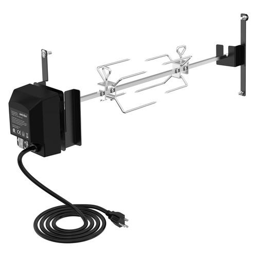 Stainless Steel BBQ Rotisserie Kit for Weber 22 Inch WSM Cooker ...
