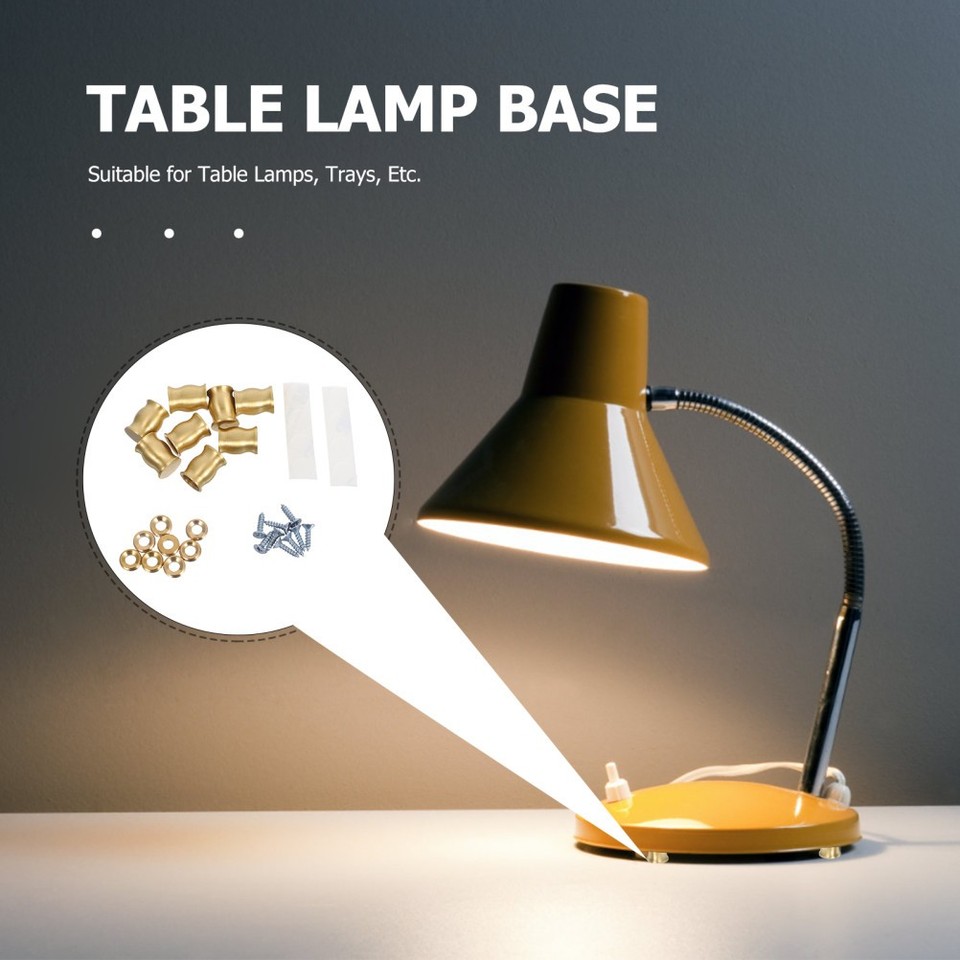 8pcs Feet For Cutting Board: Brass Tray Riser Feet For Kitchen Utensils ...