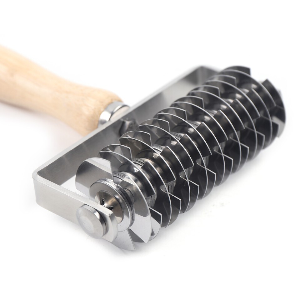 Dough Lattice Roller Cutter Stainless Cookie Pastry Roller Cutter ...