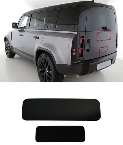 2Pcs Black Rear Tire Tyre Wheel Cover Plate Fit For LR Defender 110 4D ...