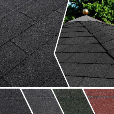 Pack of 18 Piece Roofing Felt Shingles Shed Roofing Tile Asphalt ...
