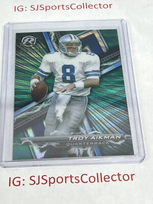 2024 Topps Composite NFL #75 Troy Aikman Teal Surge Refractor /149 ...