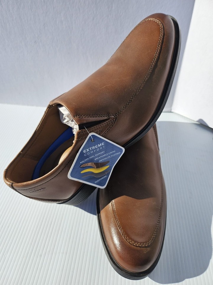 Clarks Mens Whiddon Step Leather Loafer | eBay