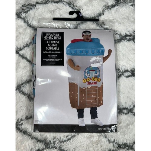 SUIT YOURSELF Go Bro Protein Shake Inflatable Halloween Costume Adult ...