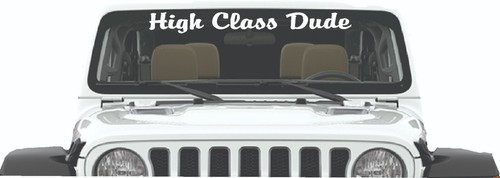 High Class Dude Decal Sticker Off Road 4x4 Crawler Girl Muddy Mud Dirt ...