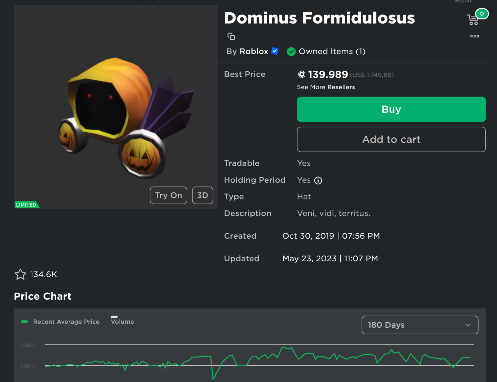 Dominus Formidulosus | eBay