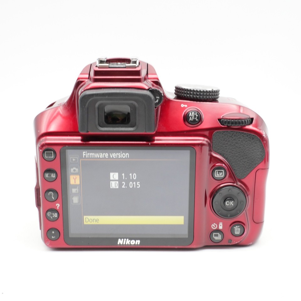 MINT Nikon D3400 Digital SLR Camera - Red (Body Only) #497 18208015719 ...