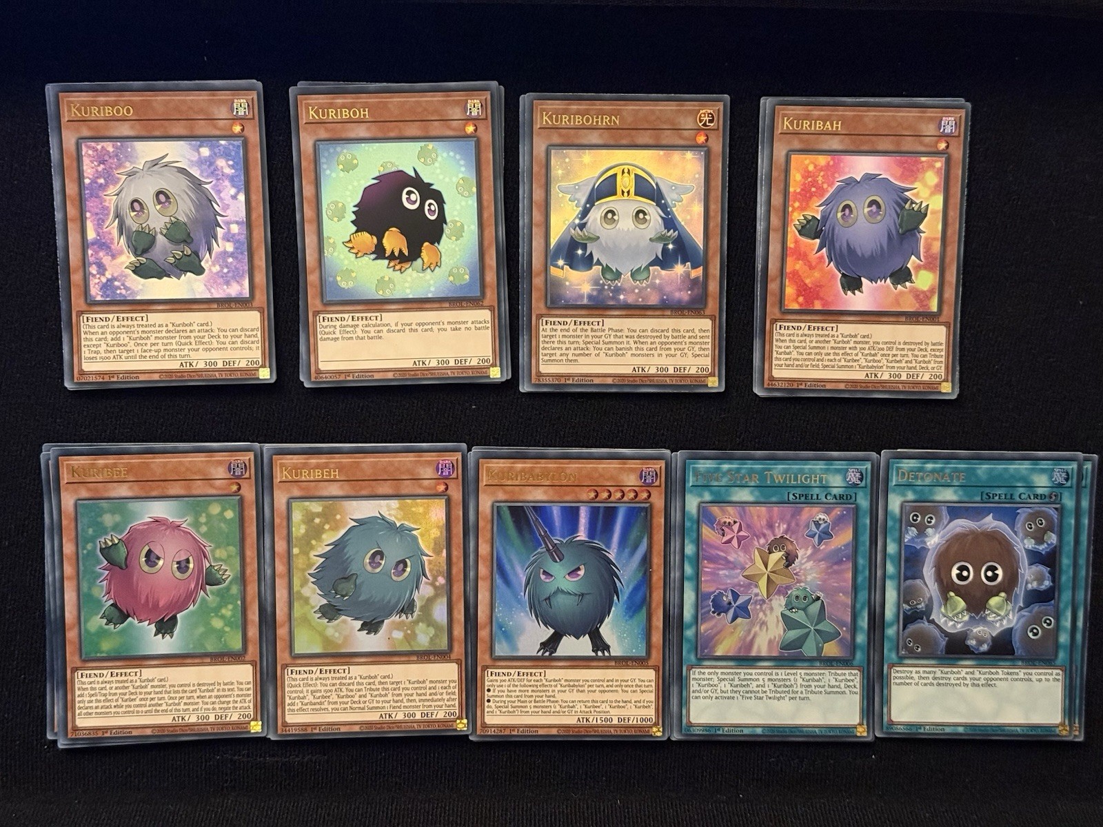 Yu-Gi-Oh 9 Card KURIBOH SET BROL 9 Ultra | eBay UK