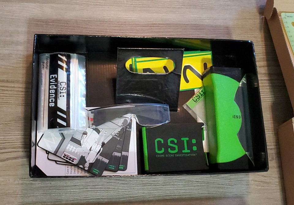 CSI Crime Scene Junior Investigation Lab Kit Opened Box Toys R Us ...