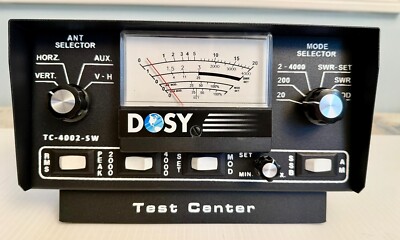 Dosy TC4002SW 4000 Watt Large 4-1/2" Test Meter Measures Antenna SWR ...