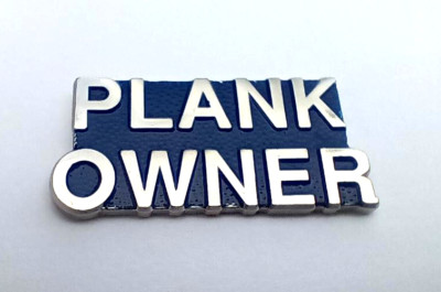 PLANK OWNER (1-1/4") US NAVY Military Hat Pin P14151 | eBay