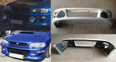 Front JDM 22B Sport Bumper Style for Subaru Impreza Classic Turbo STI ...