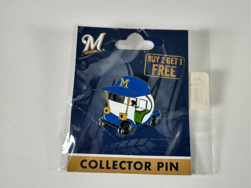 Milwaukee Brewers Hat Lapel Pin MLB Baseball Bullpen Car | eBay