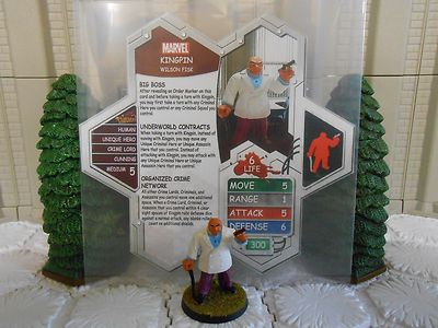 Heroscape Custom Kingpin Dbl Sided Card & Fig Marvel Daredevil Hand ...