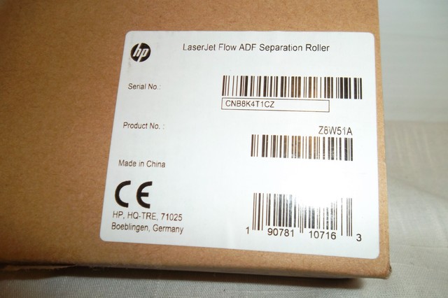 HP Z8W50A Pick Roller Z8W51A Sep Roller Z8W83A Tray Roller Z8W88A MP ...