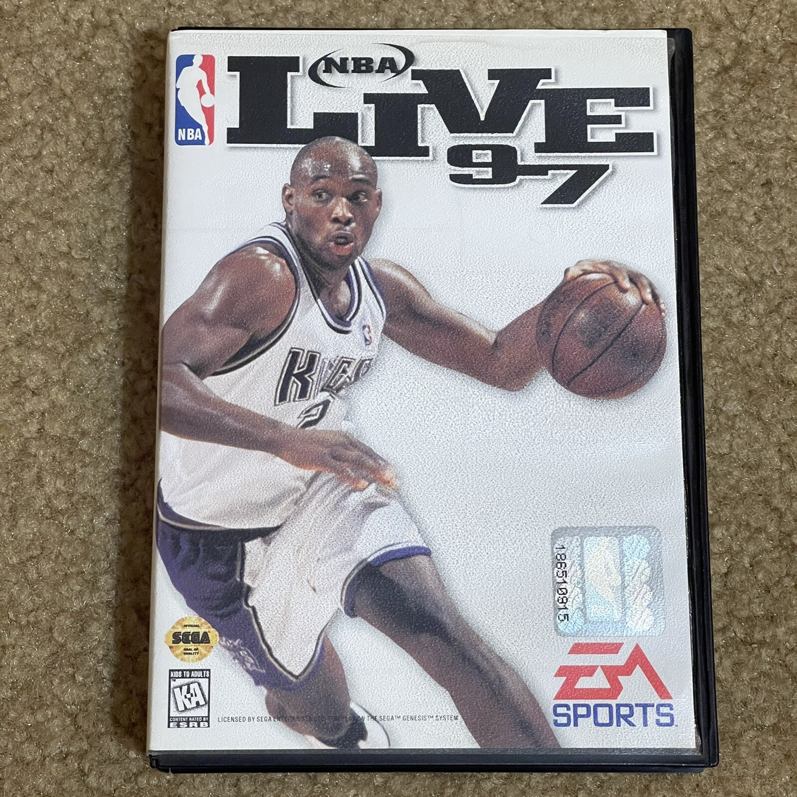 NBA Live 97 (Sega Genesis, 1996) w/ Original Box Tested Works ...