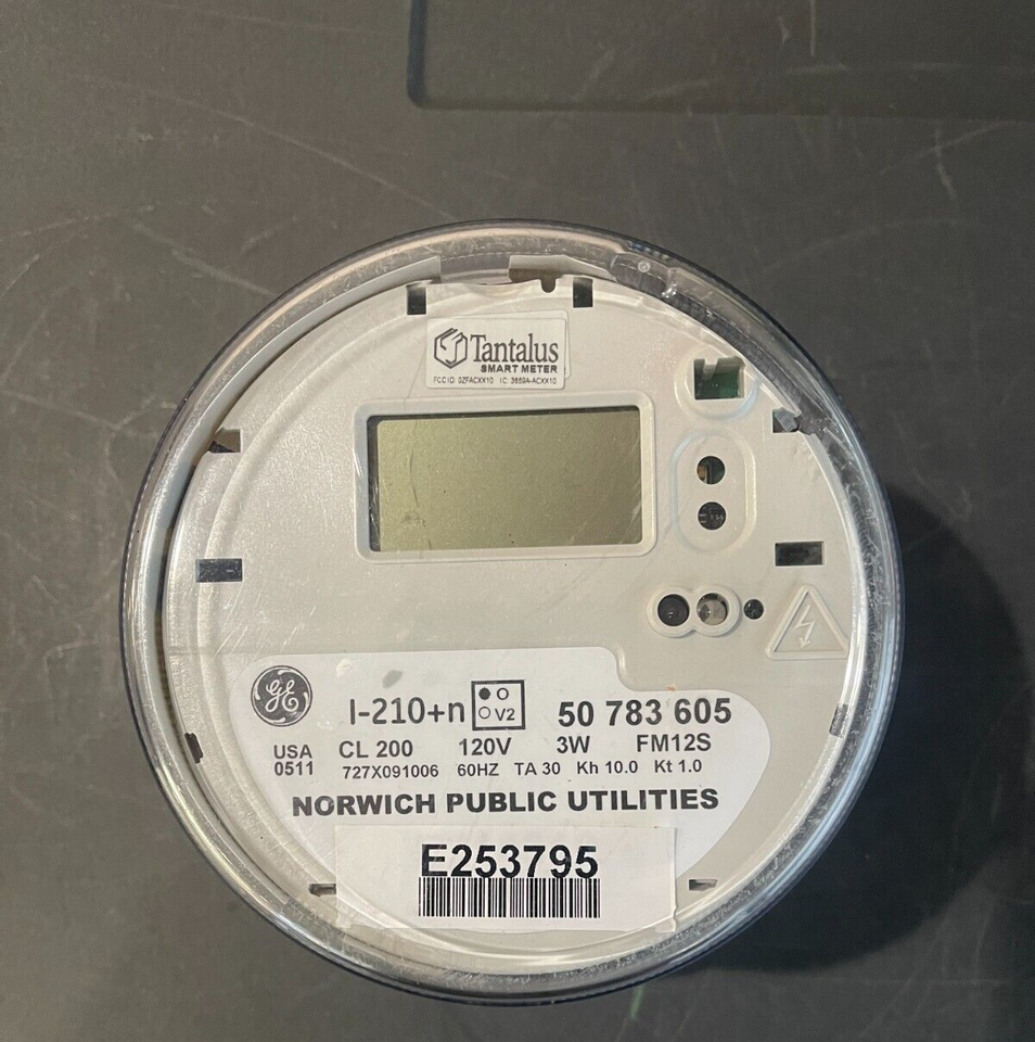 Electric Meter GE Tantalus Smart Meter I-210 CL200 Submeter. 120 Volt ...