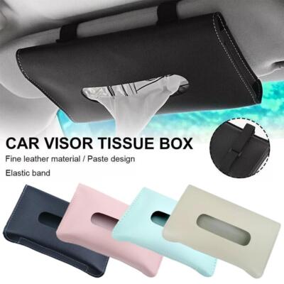 Car Cartoon Tissue Box Hanging Sun Visor Sunroof Drawer Box Creative ...
