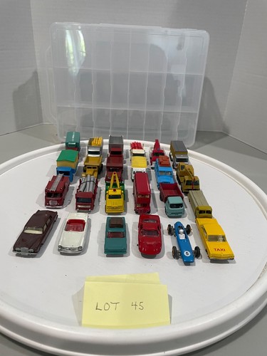 Vintage Matchbox vehicles with carrying case (48 )-Lot 45- Series 1-75 ...