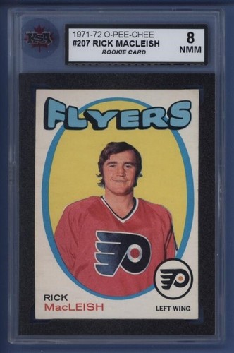 1971-72 O-PEE-CHEE #207 RICK MacLEISH (rc) KSA 8 NMM Philadelphia ...