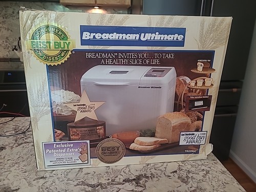 Breadman Ultimate Bread Machine Maker NEW TR2200C Horizontal Pan | eBay