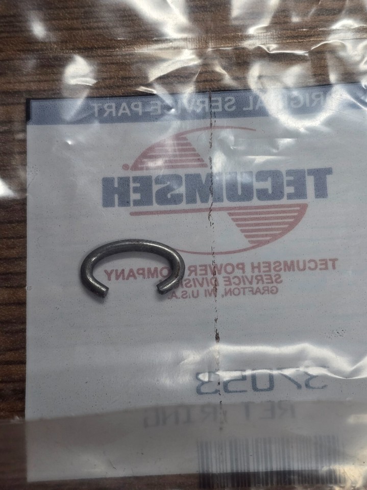 New OEM Genuine Tecumseh electric start starter drive retaining ring ...