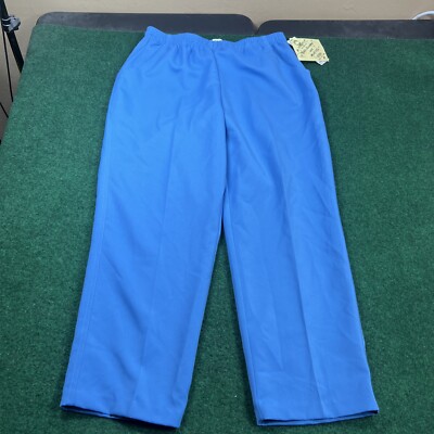 Francisca by Koret Blue Dress Pants Petite Size 16 Elastic Waist ...