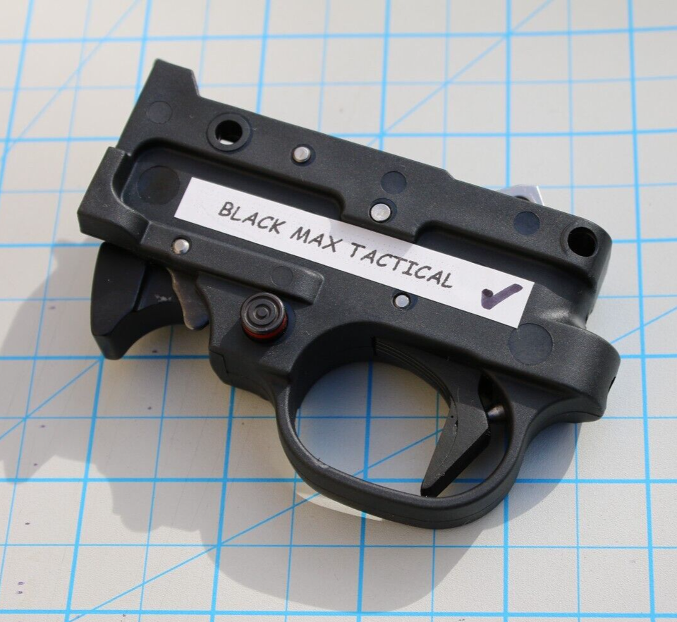 Ruger 10/22 Trigger Assembly by Hornet Custom Black Max TACTICAL GROUP ...