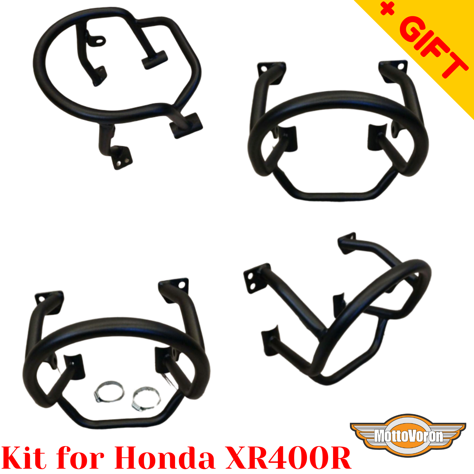 For Honda XR 400 Rear rack XR400R Headlight protector Guard XR 400 Kit ...