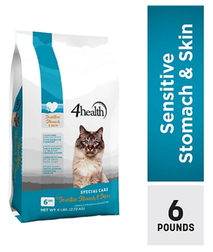 4health 10145 - Sensitive Stomach and Skin Dry Cat Food, 6 lb. | eBay